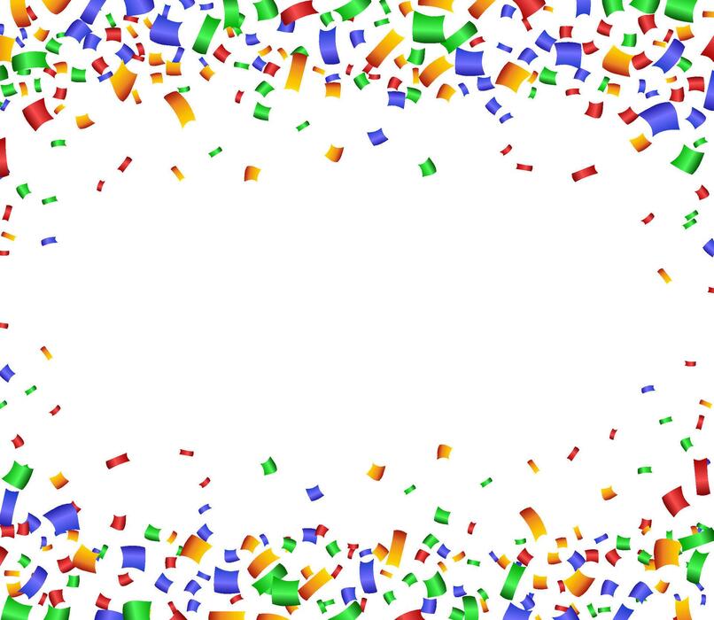 Confetti Border Vector Art, Icons, and Graphics for Free Download
