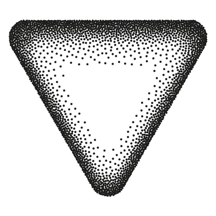 Dotted Triangle Vector Art, Icons, and Graphics for Free Download