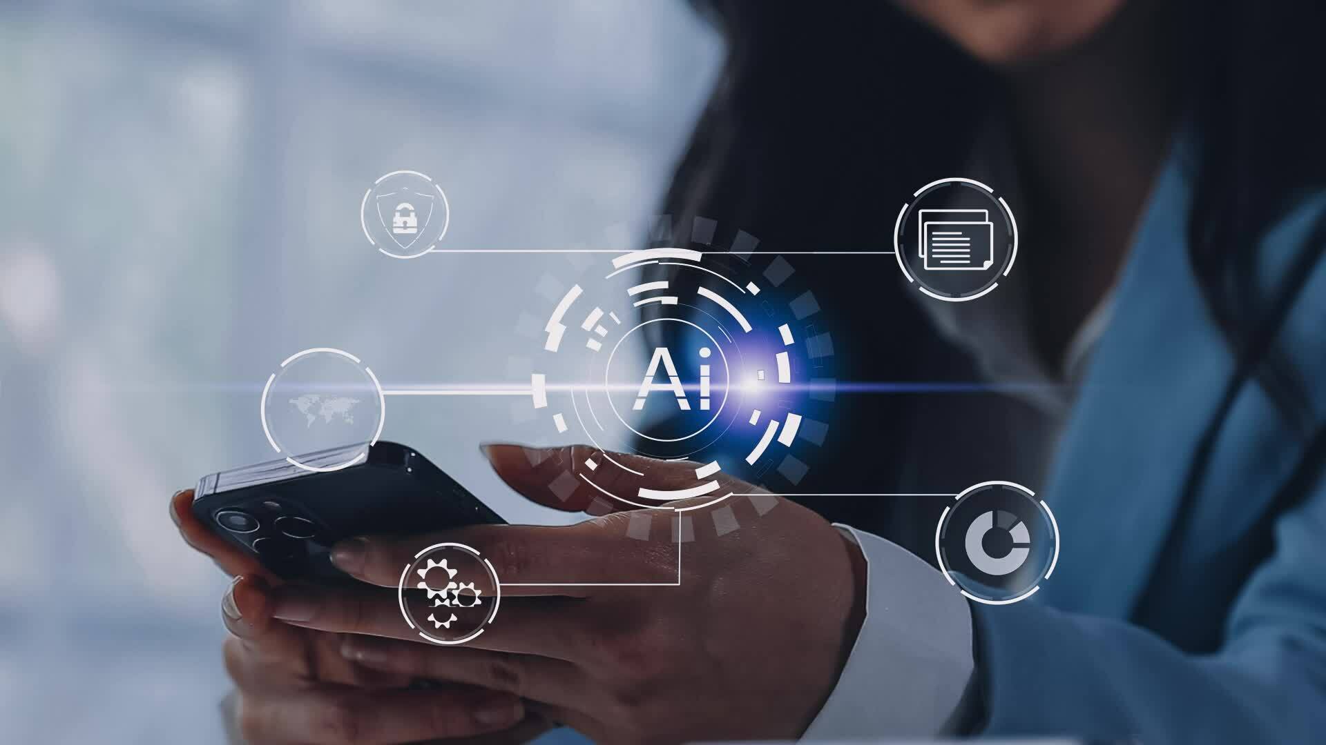 AI, Artificial Intelligence, technology smart robot AI, artificial intelligence by enter command ...