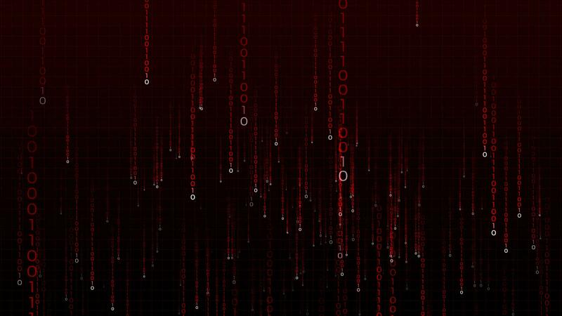 Animation of Red binary coding, Digital binary computer code 36156614 Stock Video at Vecteezy