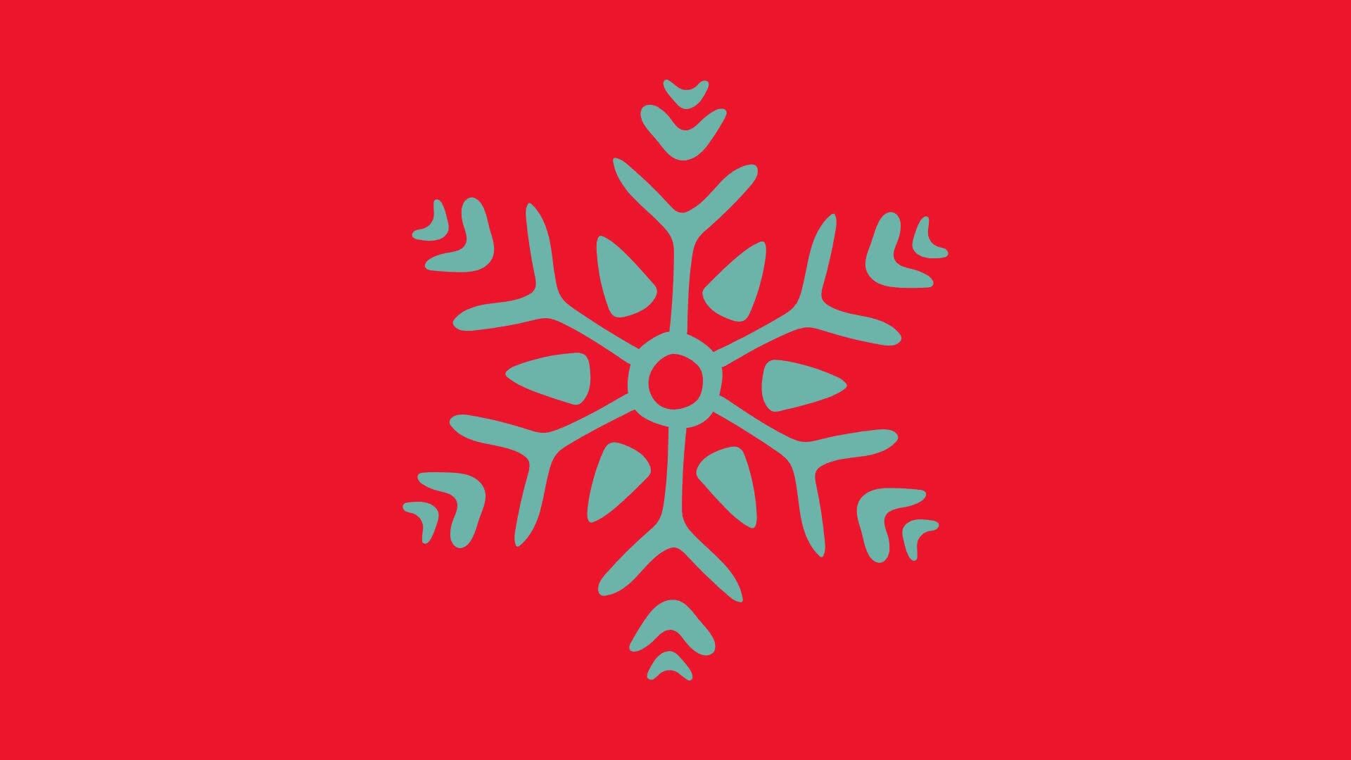 2d animated snowflake 36204406 Stock Video at Vecteezy