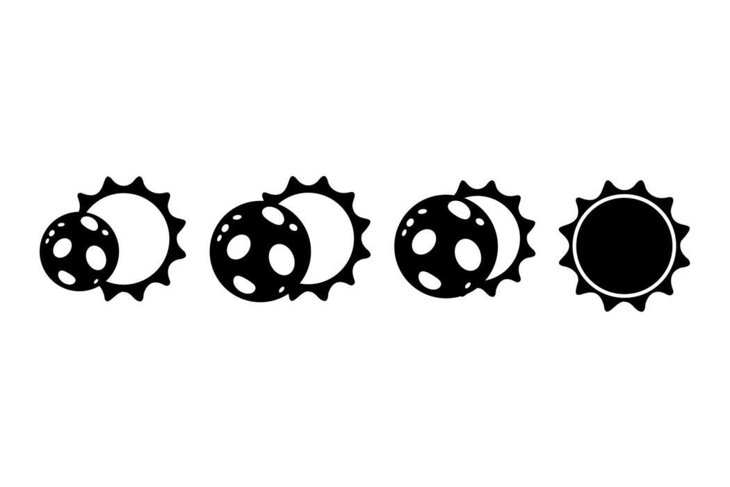 Solar Eclipse Vector Art, Icons, and Graphics for Free Download