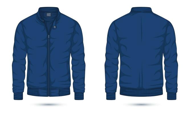 Windbreaker Jacket Mockup Vector Art Icons And Graphics For Free Download