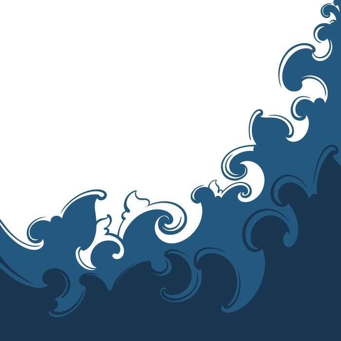 Ocean Waves Border Vector Art, Icons, and Graphics for Free Download