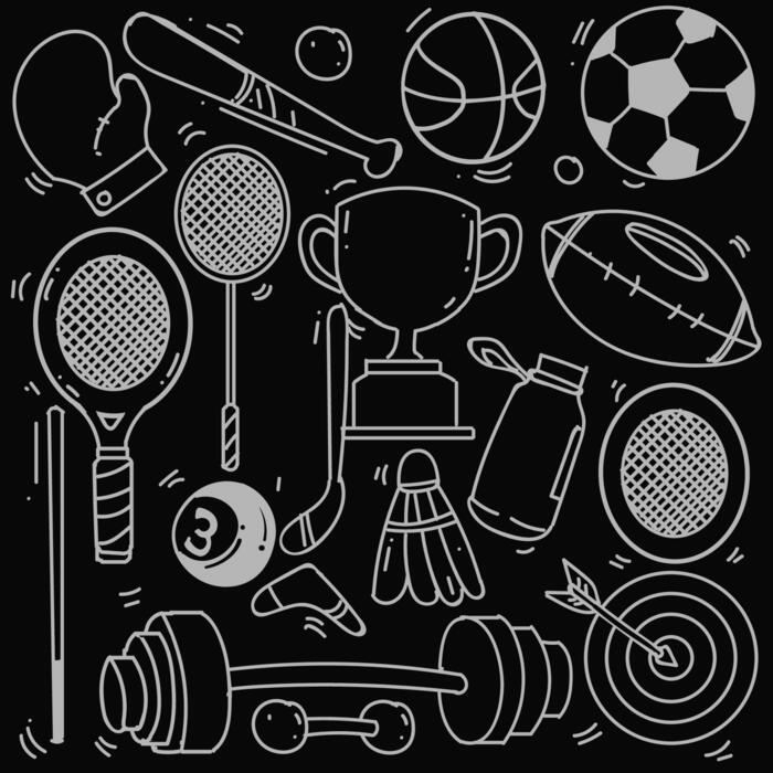 Sports Black And White Vector Art, Icons, and Graphics for Free Download
