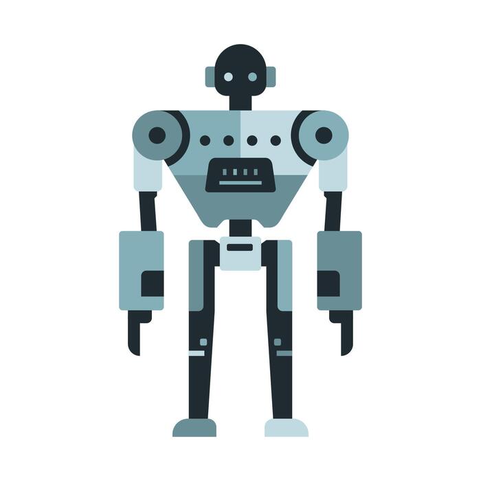 Robot Flat Vector Art, Icons, and Graphics for Free Download
