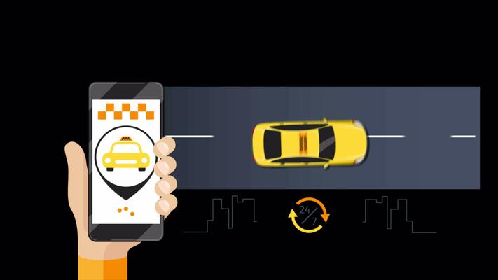 Taxi Stock Video Footage for Free Download