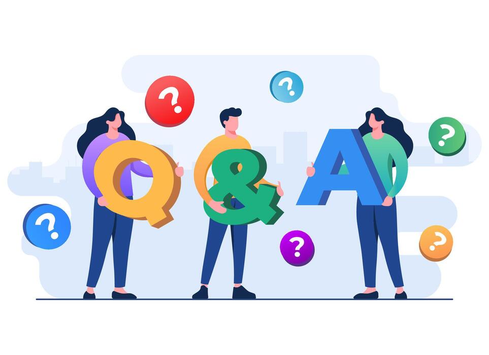 Question And Answer Template Vector Art, Icons, and Graphics for Free ...