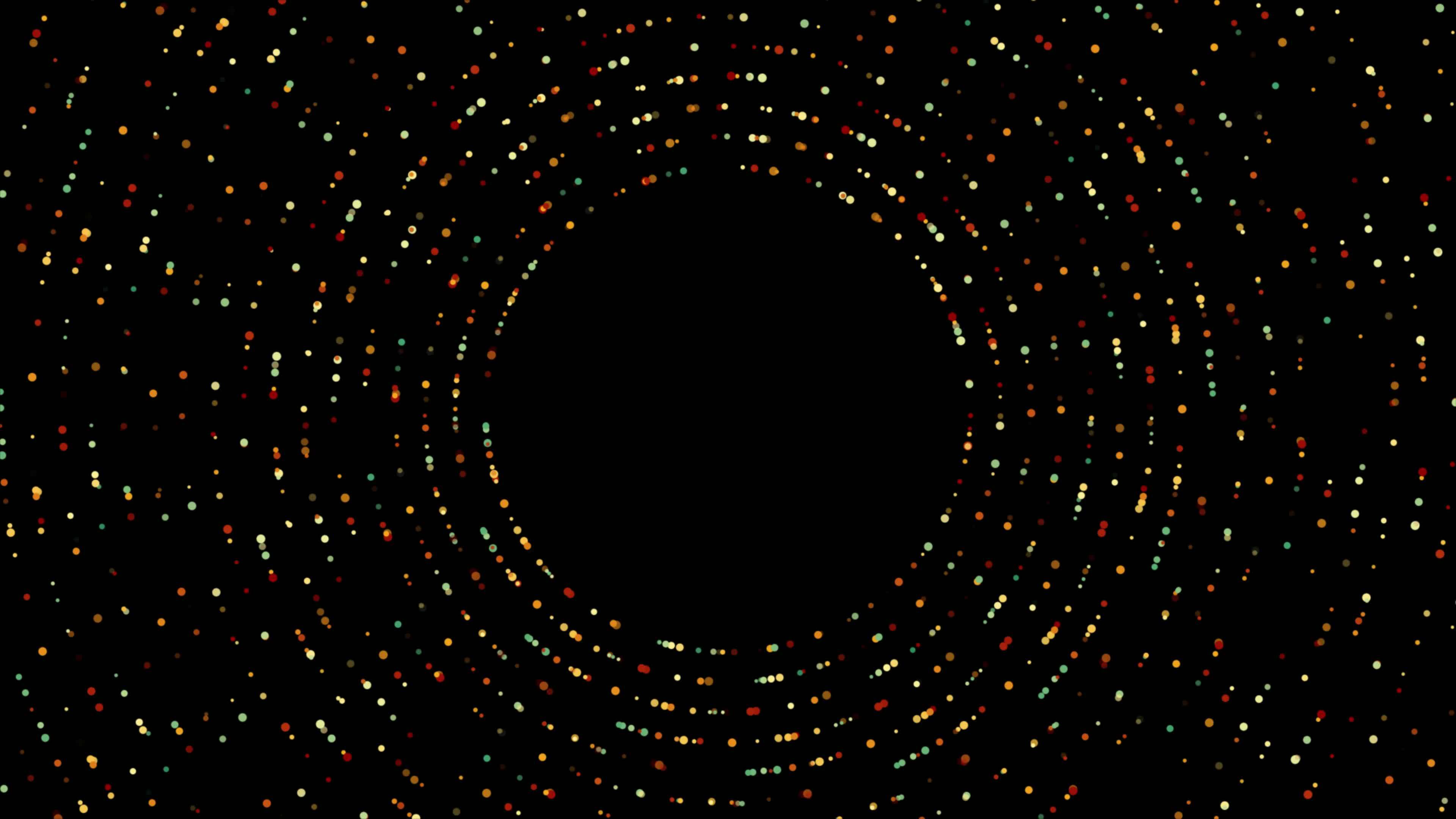 Sci Fi Futuristic Circular Dots Background For Logo Reveal Or Intro Colorful Dots Rotating On