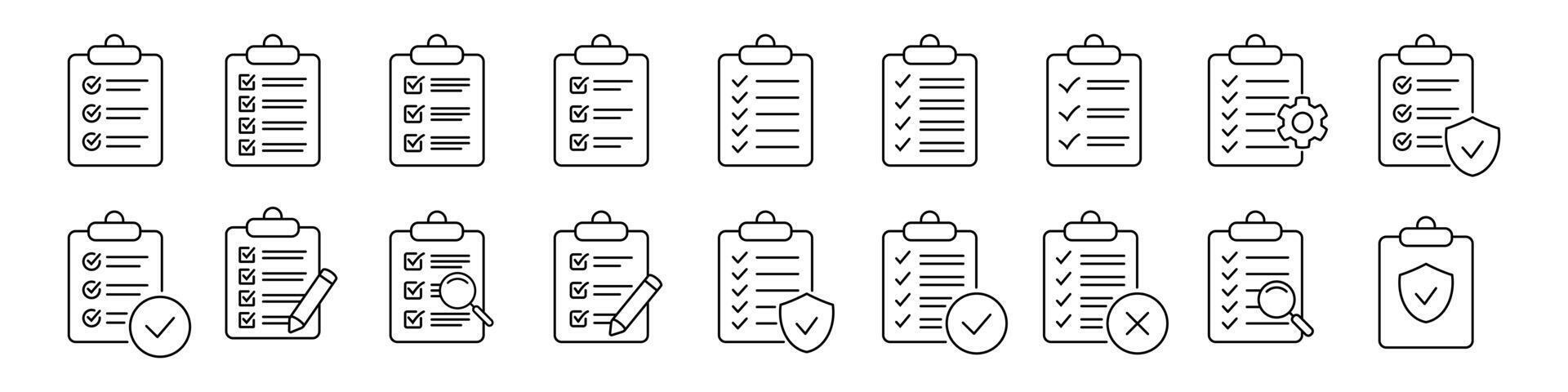 Checklist Symbols Vector Art, Icons, and Graphics for Free Download