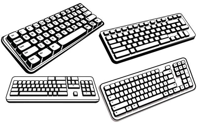 Keyboard Layout Vector Art, Icons, and Graphics for Free Download