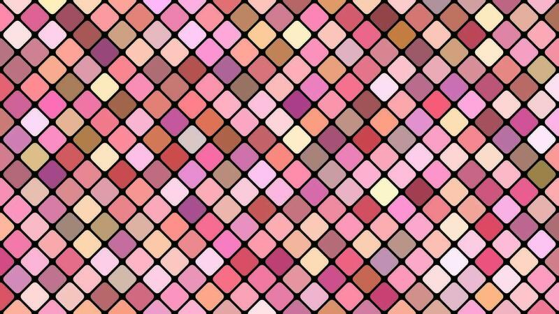 Colorful Abstract Diagonal Square Mosaic Pattern Background Seamless