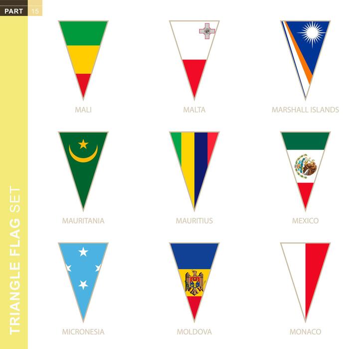 Triangle Flag Vector Art, Icons, and Graphics for Free Download