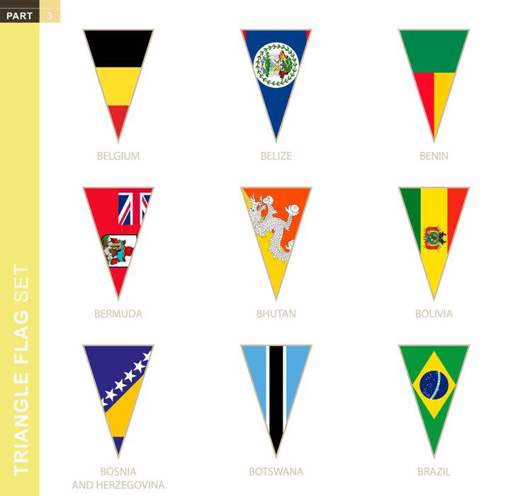 Triangle Flag Vector Art, Icons, and Graphics for Free Download