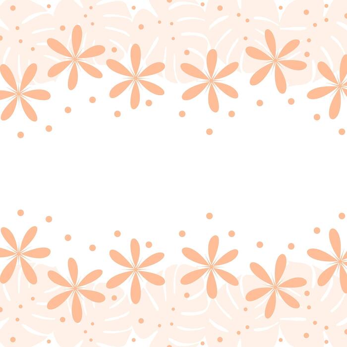 Peach Flower Border Vector Art, Icons, and Graphics for Free Download