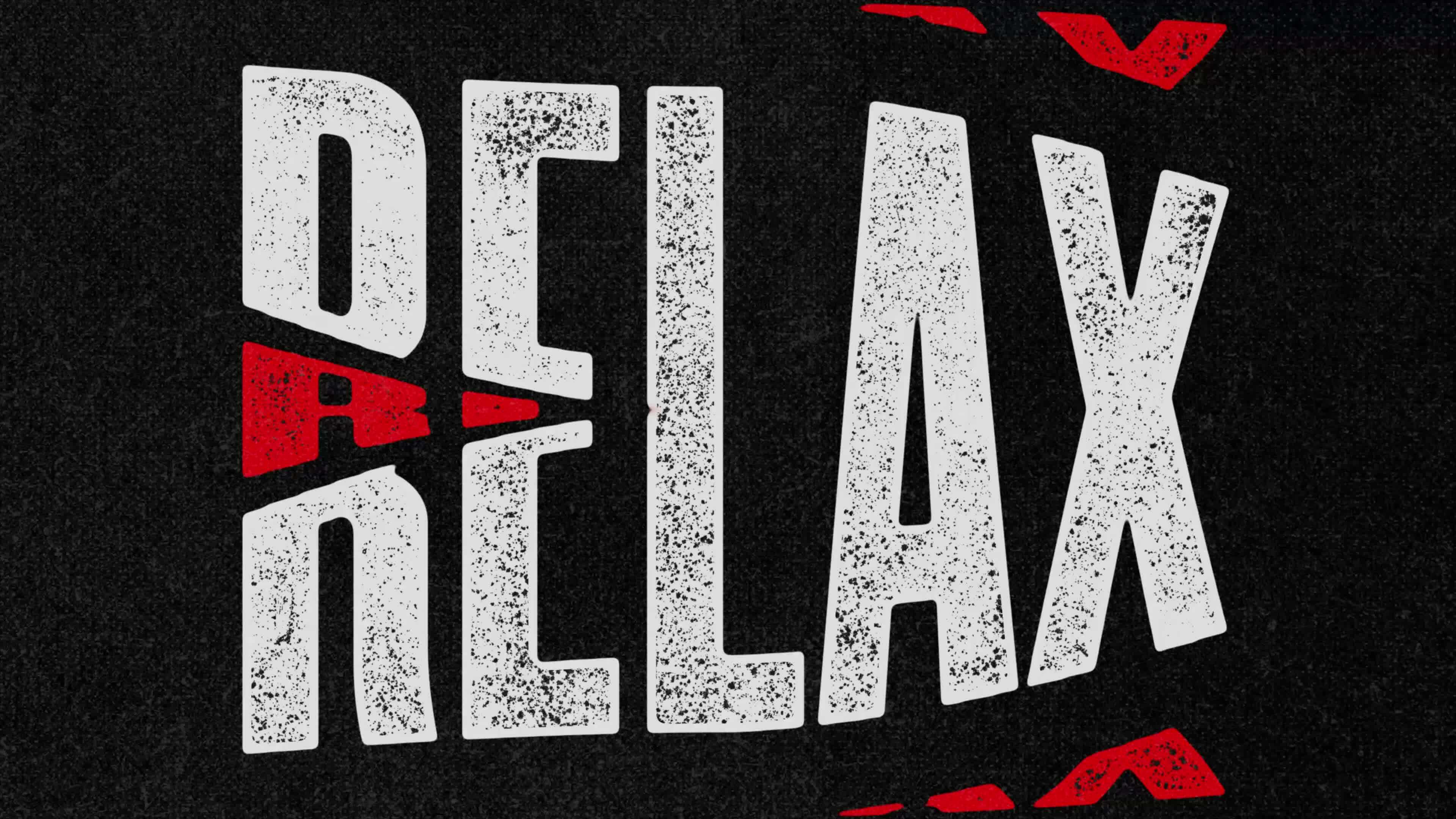 Relax Lettering Dynamic Text Animations With A Grunge Texture 36392960
