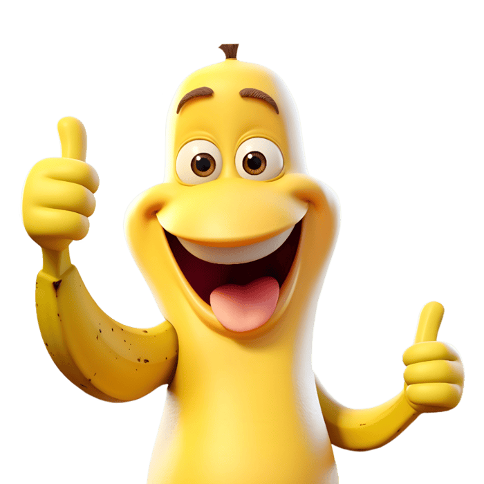 Banana Cartoon PNGs for Free Download