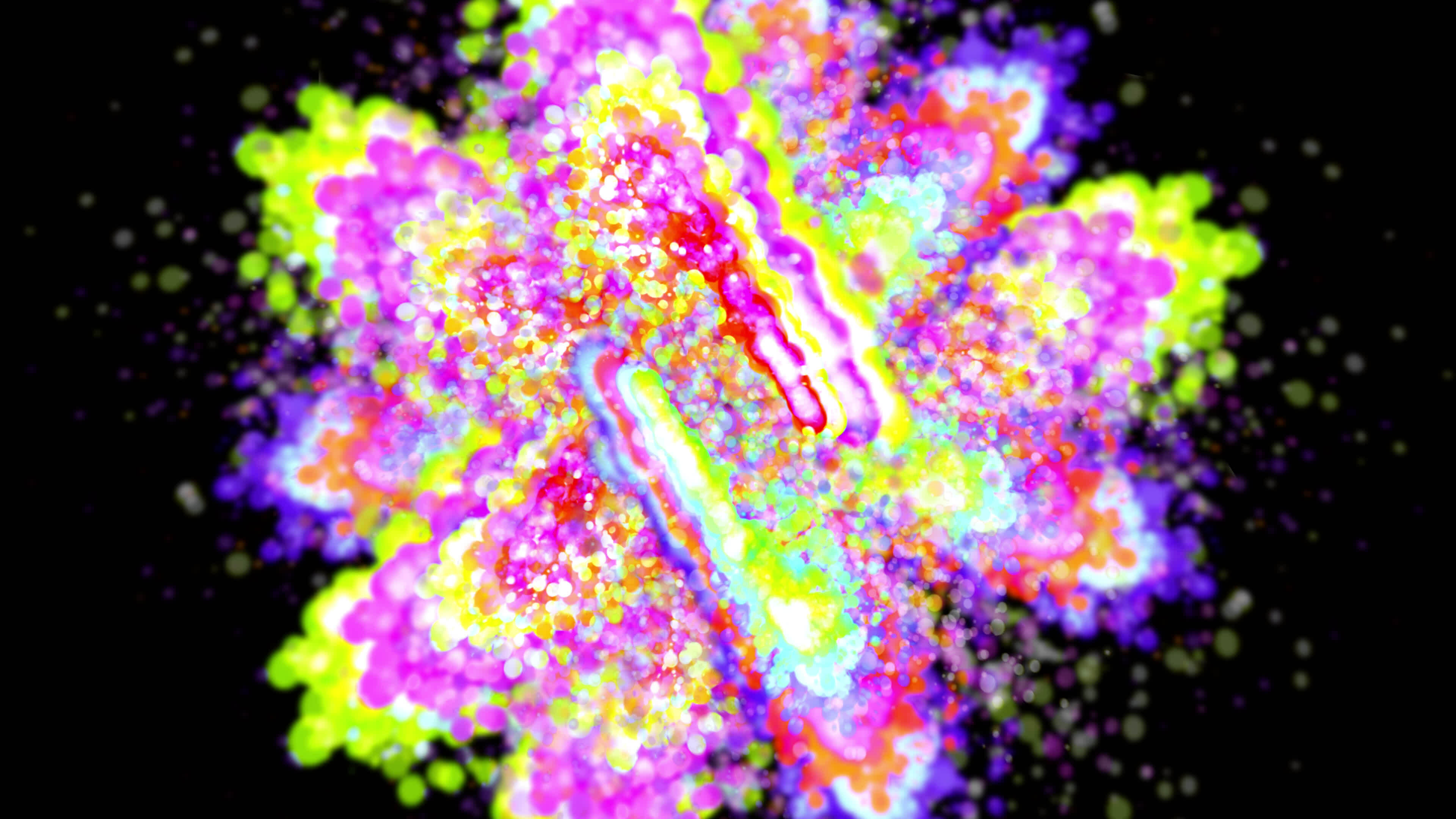 particule explosion abstrait explosion effet animation avec alpha canal transparent Contexte ...