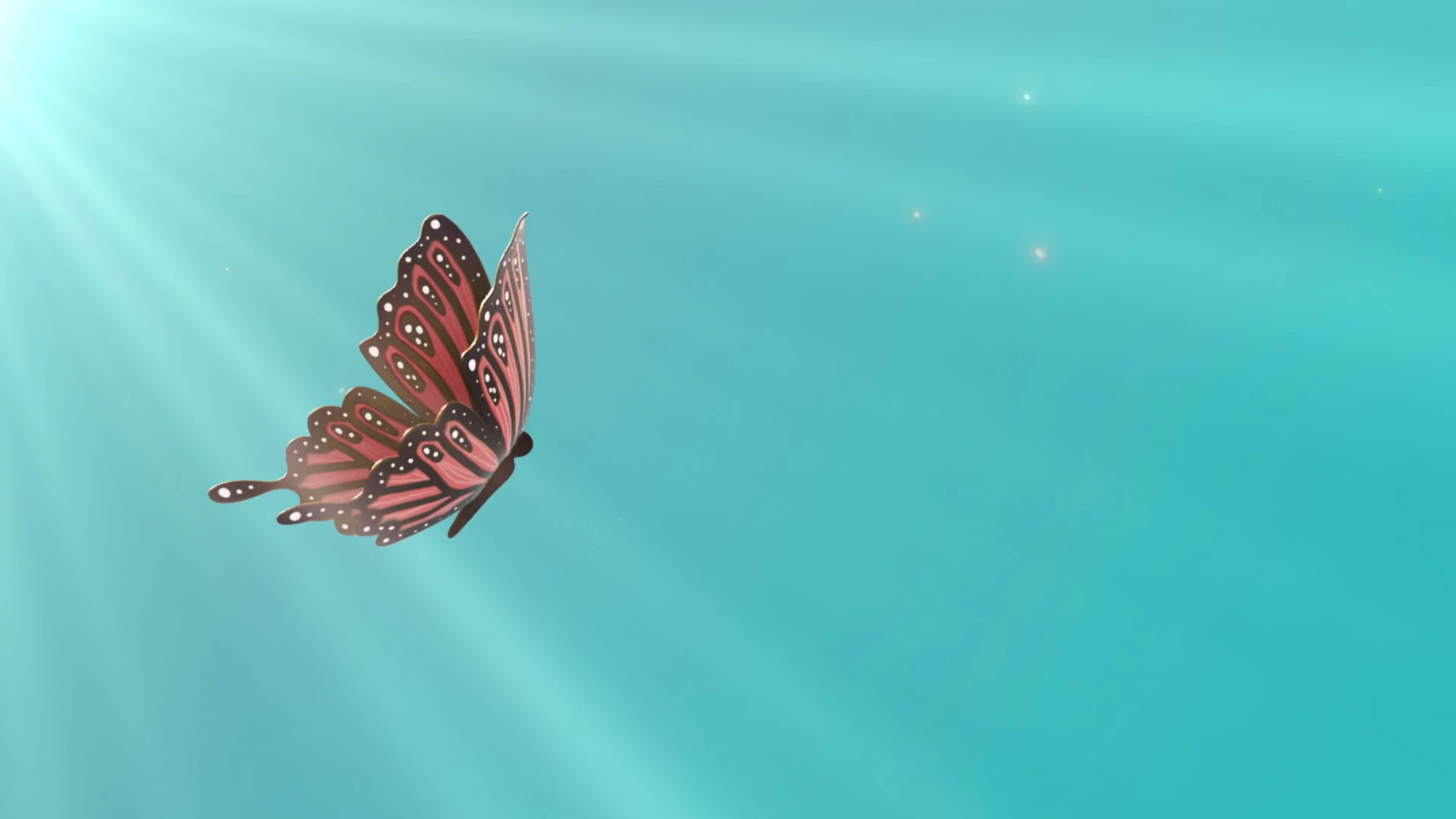 Beautiful Butterfly With Blue Background Beautiful Yellow Butterfly