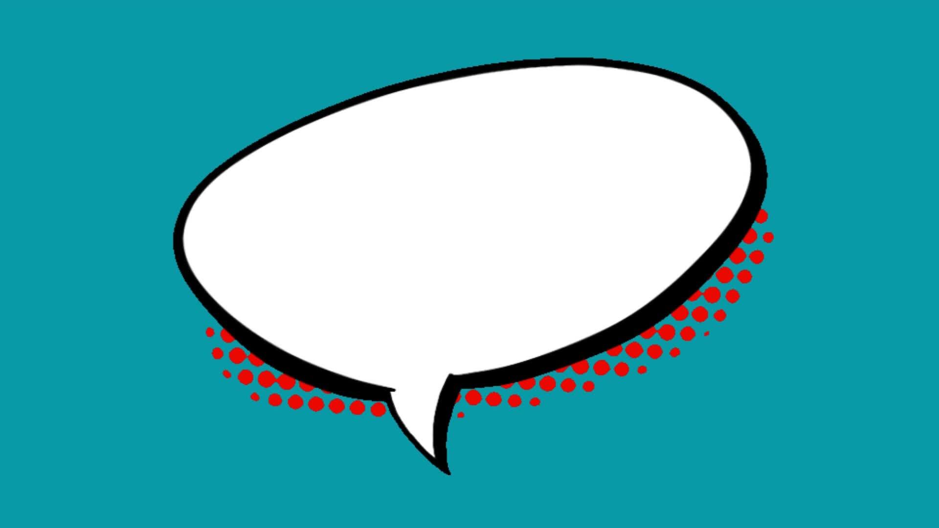 Animated Speech Bubble 36432507 Stock Video at Vecteezy