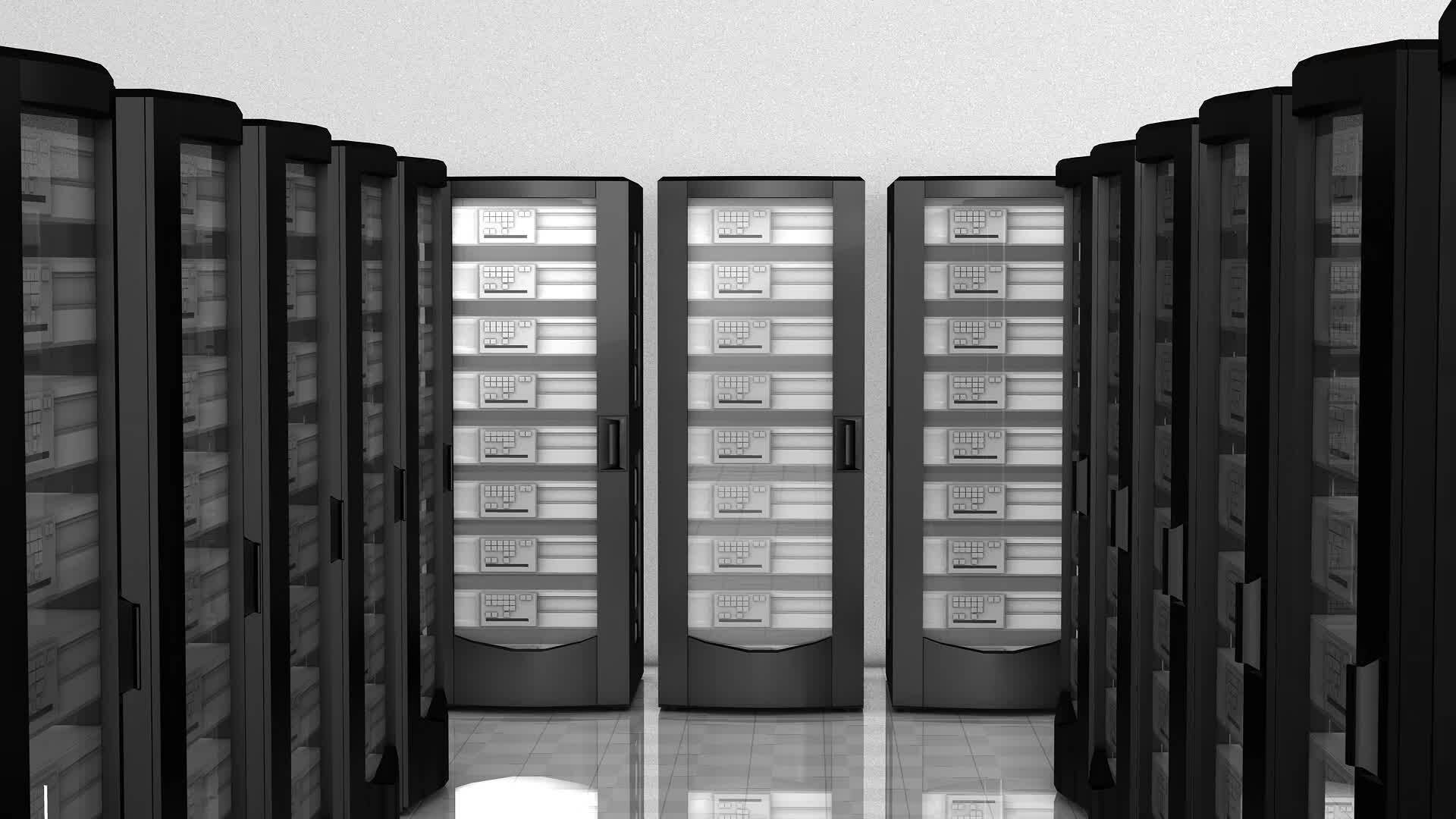 Server Room Mass Data Center Cloud Technology 36497615 Stock Video At Vecteezy