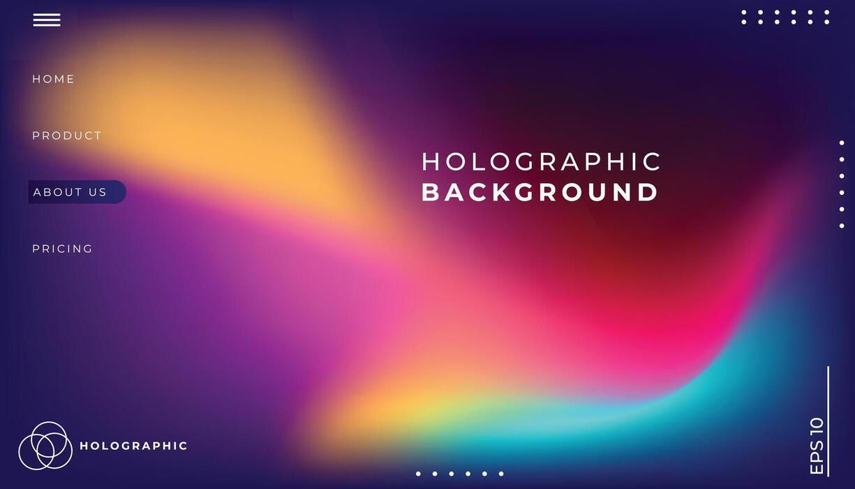 Abstract Holographic Background Vector Art, Icons, and Graphics for Free Download