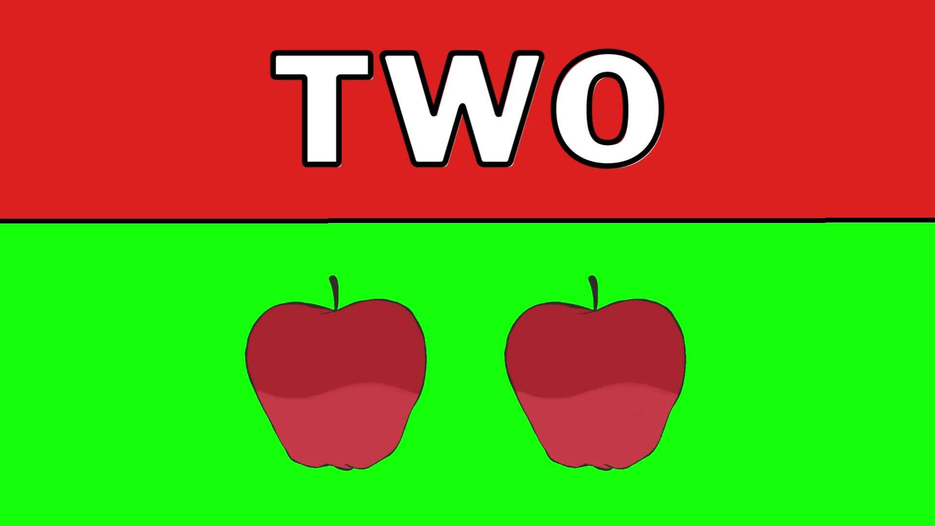 learn Number counting and fruits for kids rhymes preschool education ...