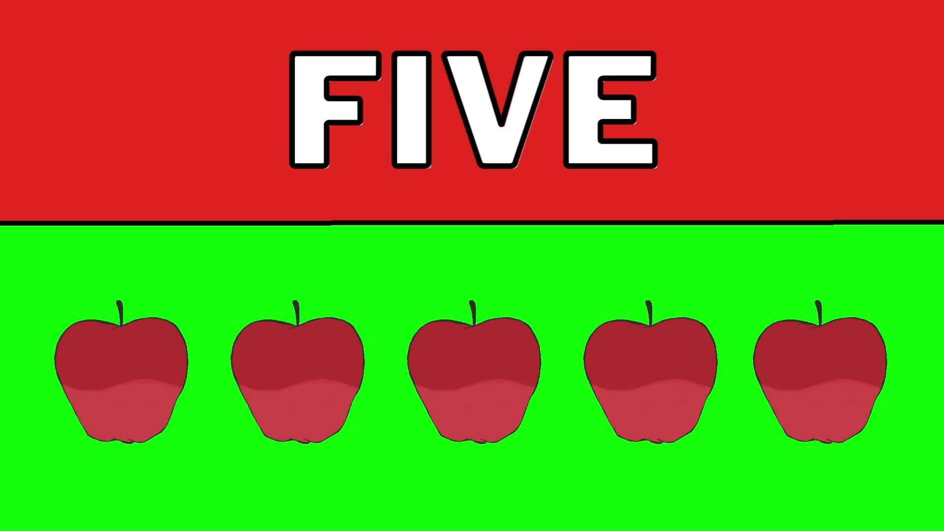 learn Number counting and fruits for kids rhymes preschool education ...