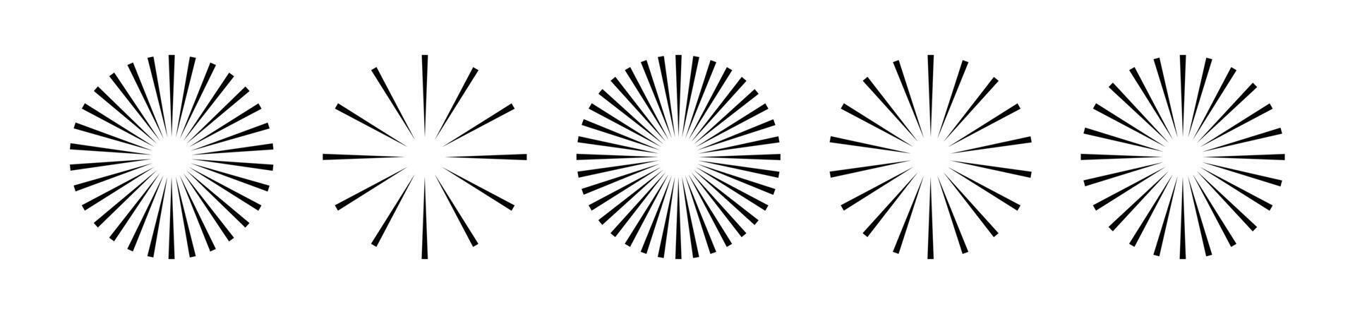 Circular Rays Vector Art, Icons, and Graphics for Free Download