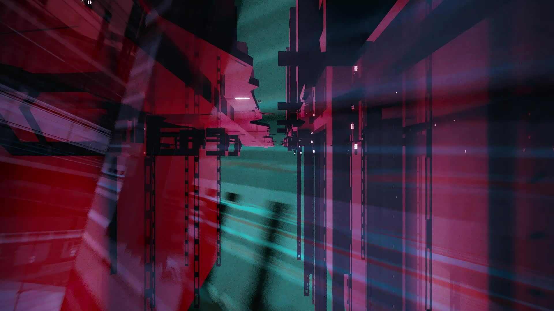 Abstract Technology Blocks Background 3D Rendering 36717119 Stock Video ...