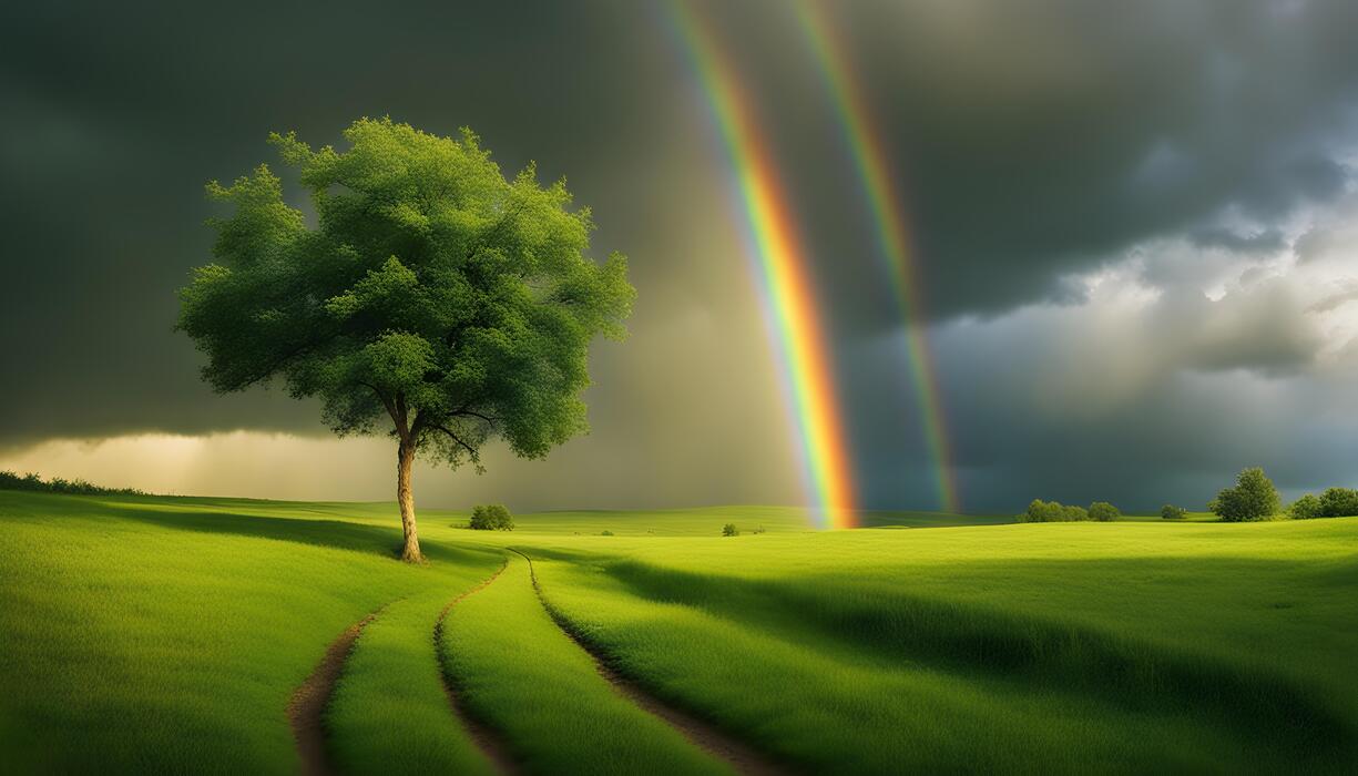 Rainbow Tree Stock Photos, Images and Backgrounds for Free Download