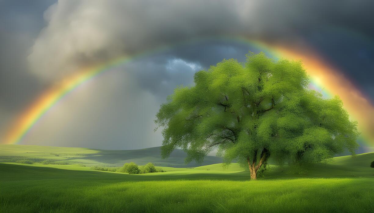 Rainbow Tree Stock Photos, Images and Backgrounds for Free Download