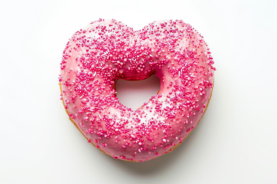 Donut Heart Stock Photos, Images and Backgrounds for Free Download