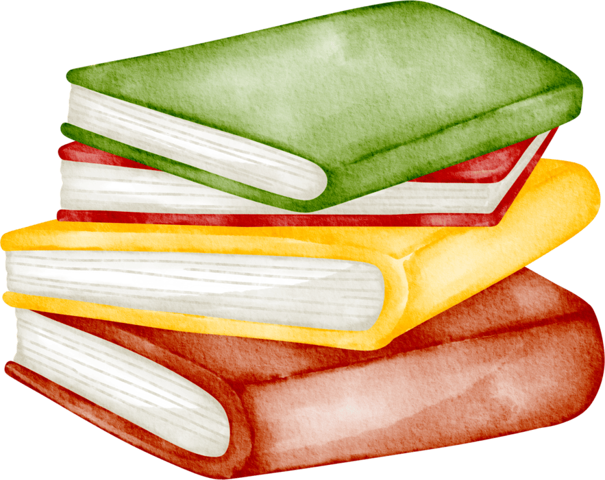 Watercolor Book PNGs for Free Download