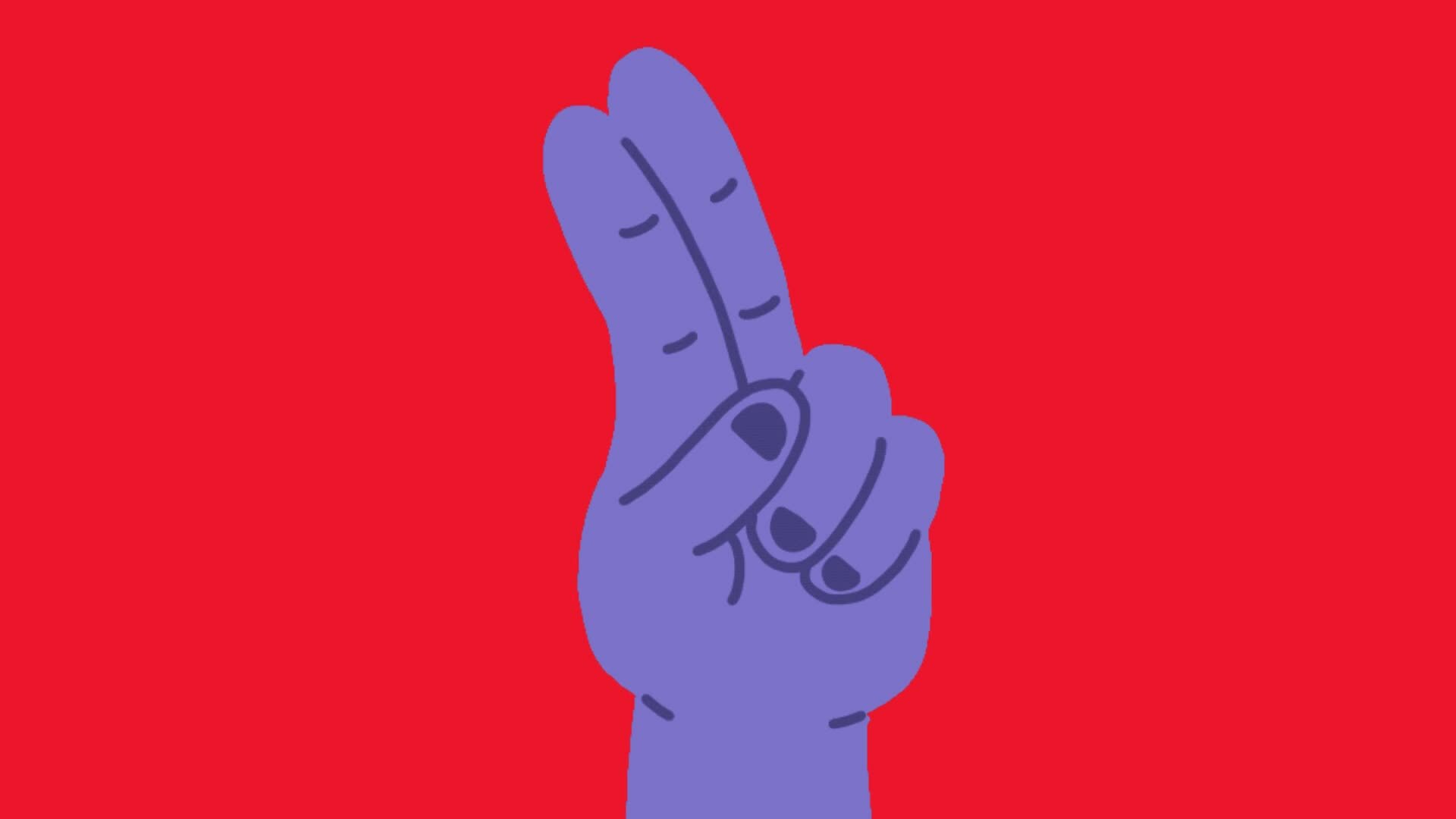 2d animated hand 36929085 Stock Video at Vecteezy