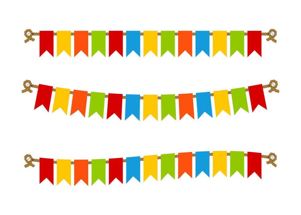 Bunting Border Vector Art, Icons, and Graphics for Free Download