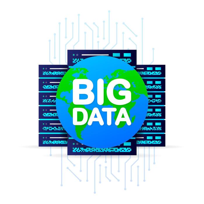 Big Data Abstract Vector Art, Icons, and Graphics for Free Download