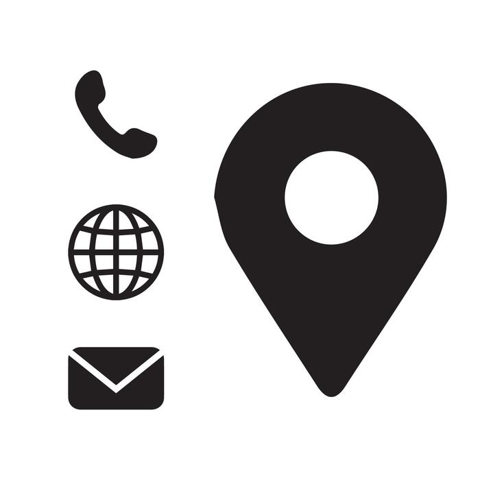 Phone Email Location Icon Vector Art, Icons, and Graphics for Free Download