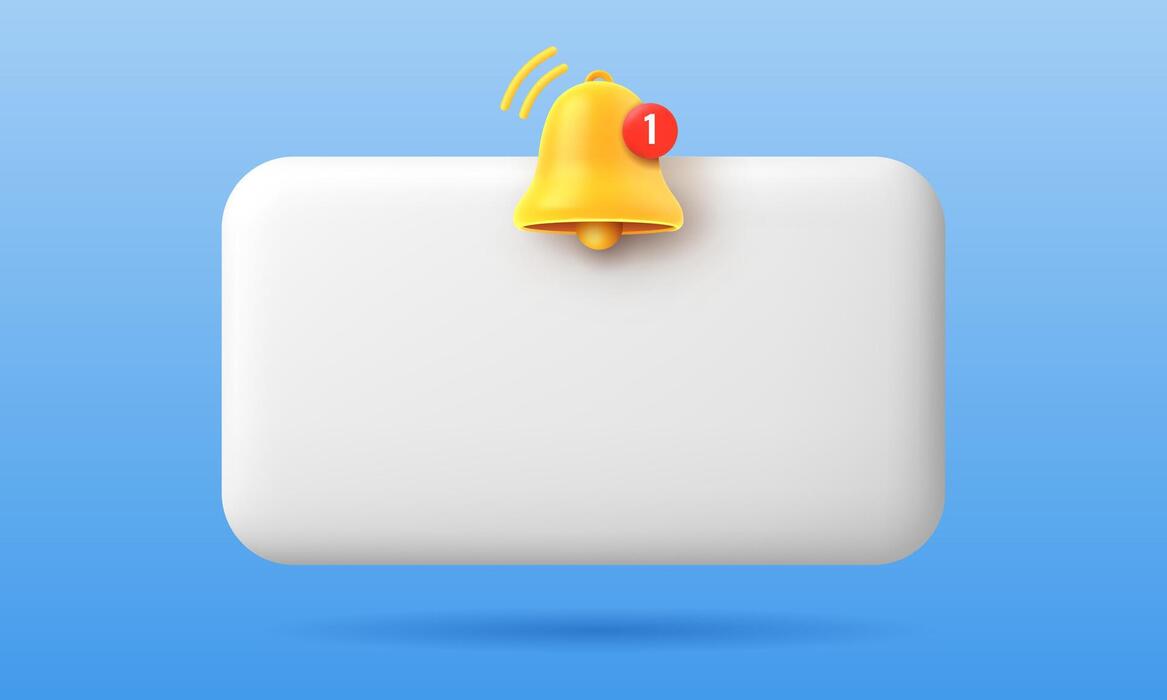 3d Notification Vector Art, Icons, and Graphics for Free Download