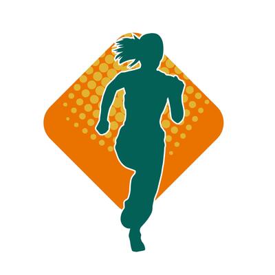 Woman Running Silhouette Vector Art, Icons, and Graphics for Free Download