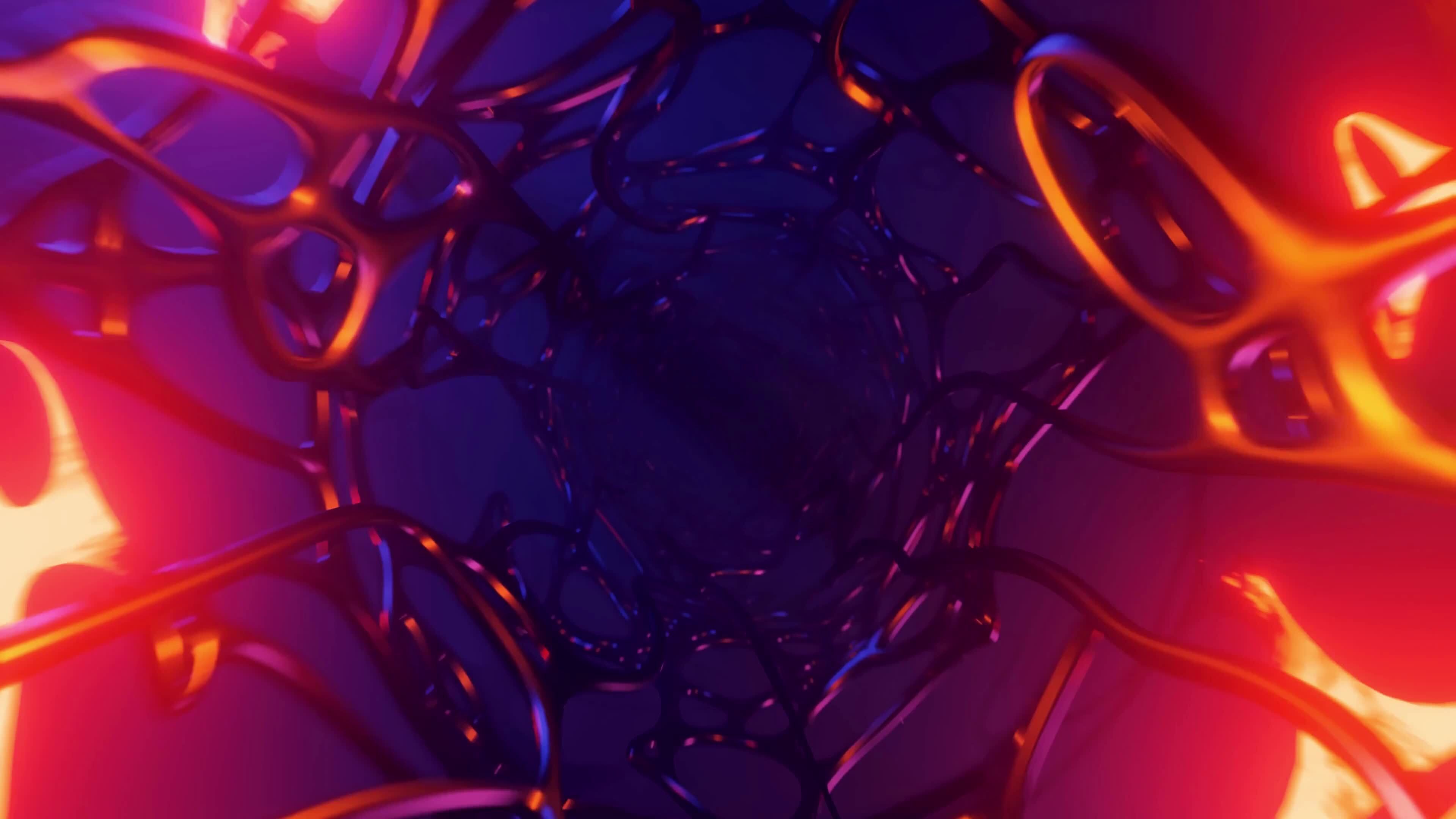 3d Flourish Background Loop Stock Video Footage for Free Download