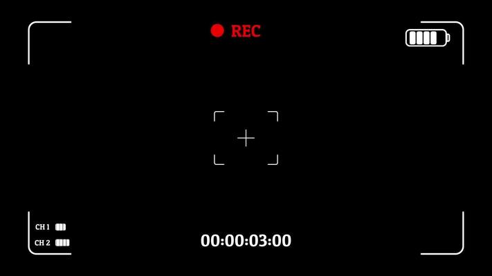 Recording Overlay Stock Video Footage for Free Download