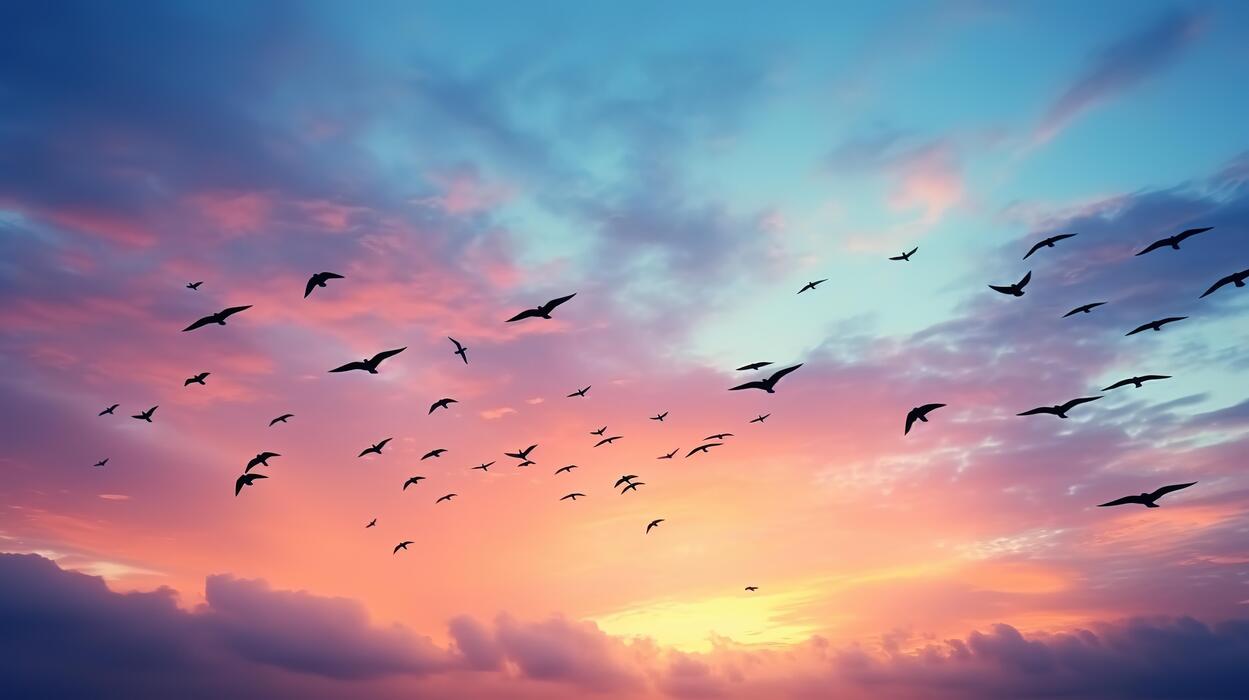 Flying Birds Background Stock Photos, Images and Backgrounds for Free Download