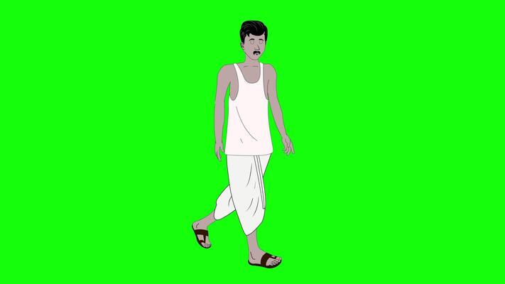 Man Walking Animation Stock Video Footage for Free Download