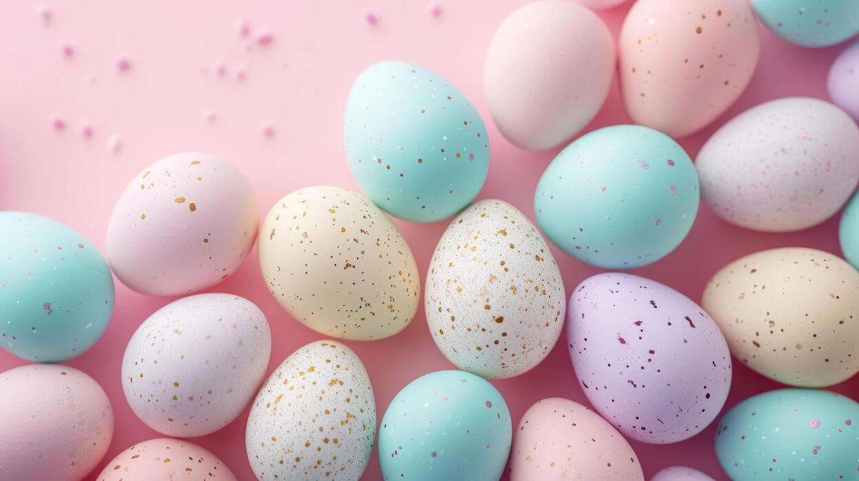 Pastel Easter Eggs Stock Photos, Images and Backgrounds for Free Download