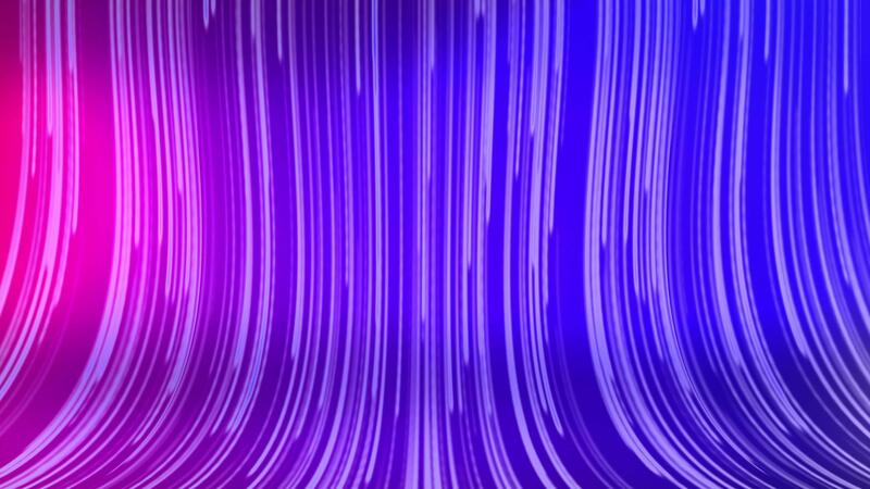 Animation loop technology shows multicolored light vertical lines ...