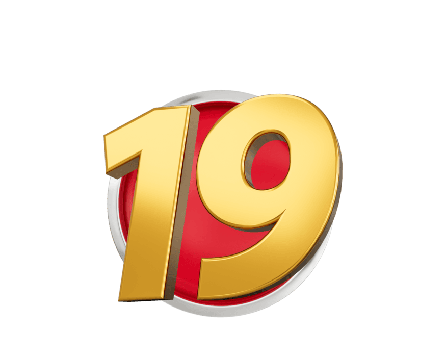 Number 19 PNGs for Free Download