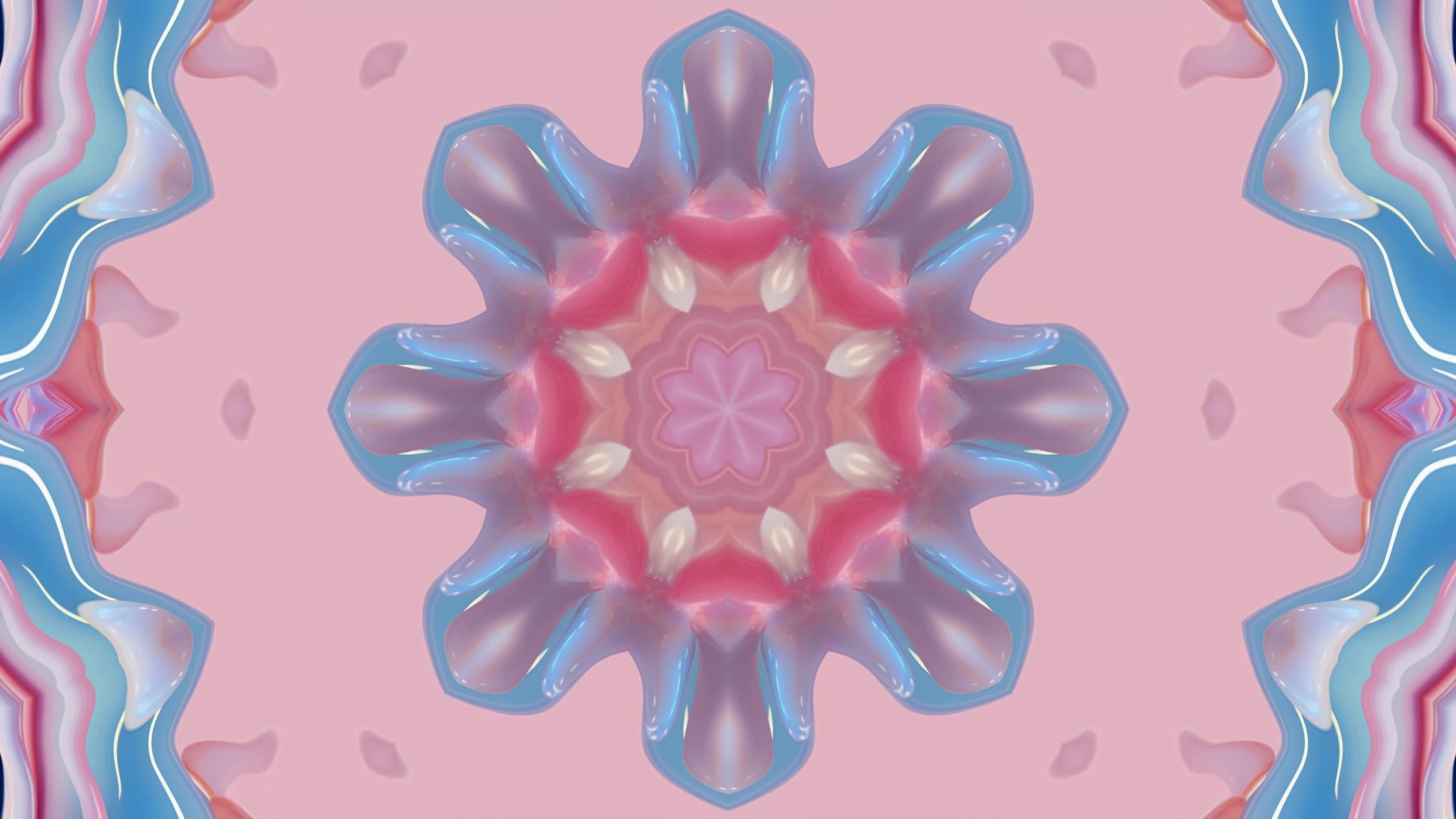 Abstract color background with symmetrical repeating patterns. Seamless ...