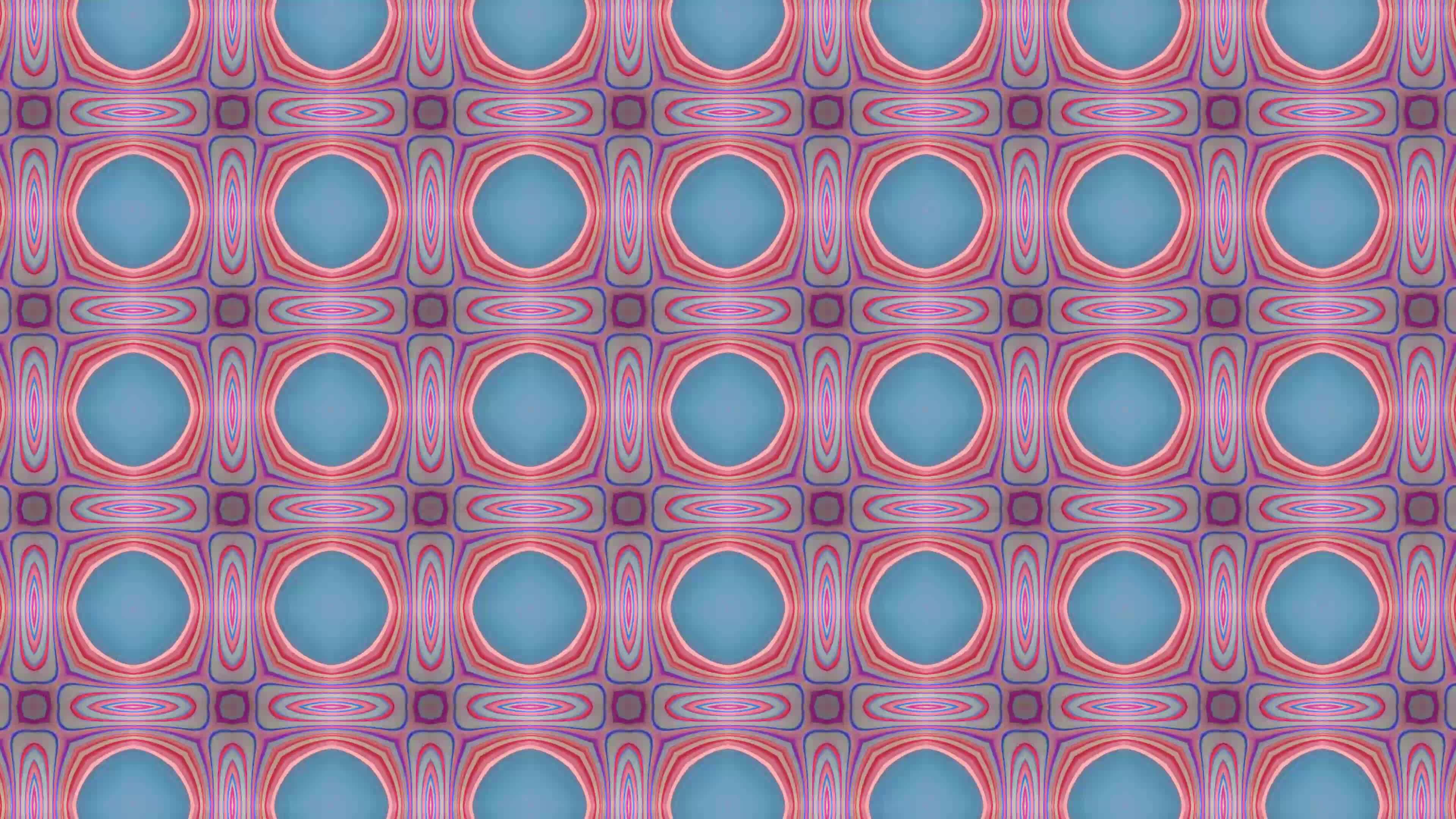 Abstract Color Background With Symmetrical Repeating Patterns Seamless
