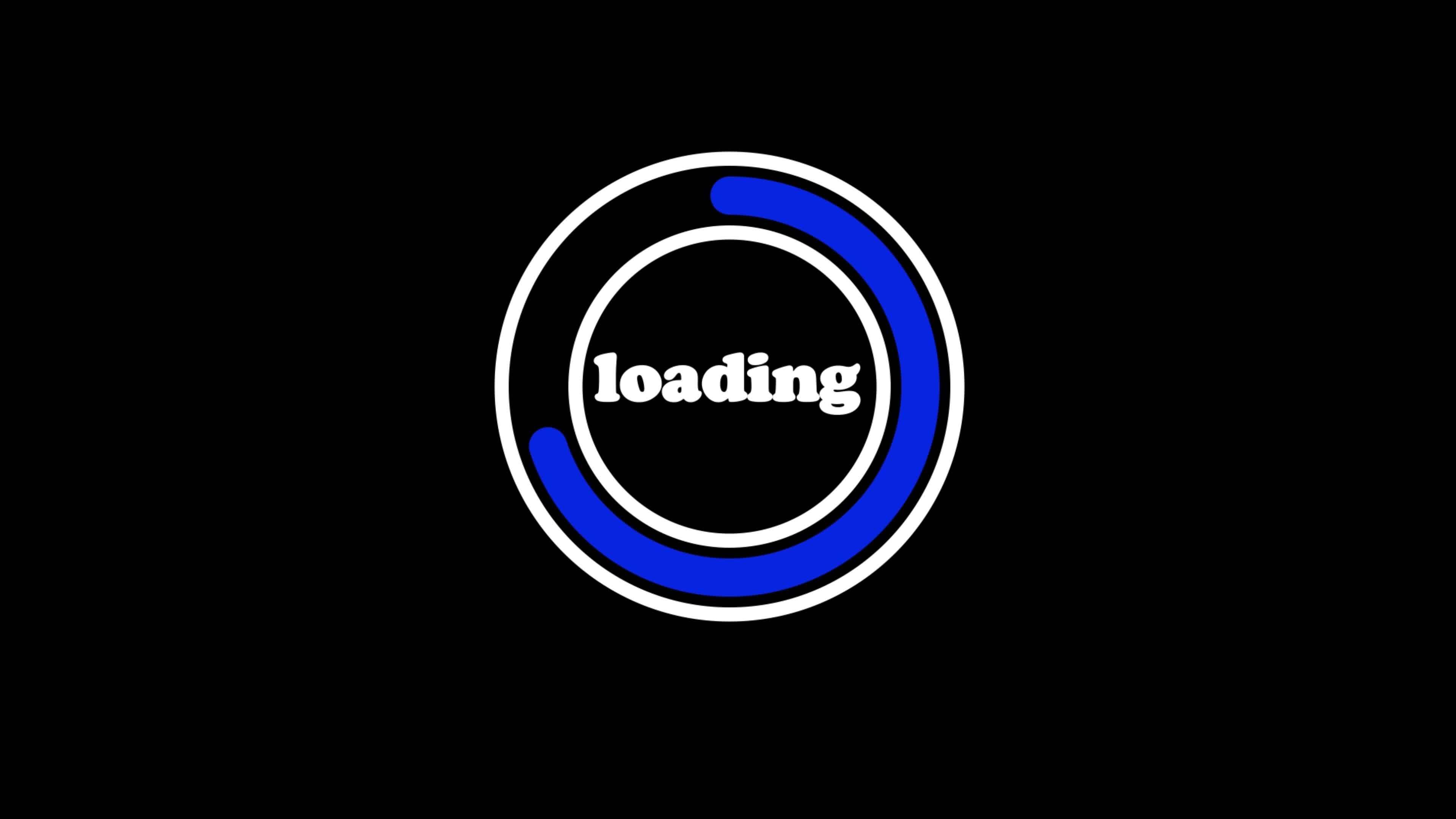 Loading animation with black background 37315667 Stock Video at Vecteezy